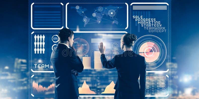 Concept of Partnership and Cooperation with People Using Virtual Stock ...