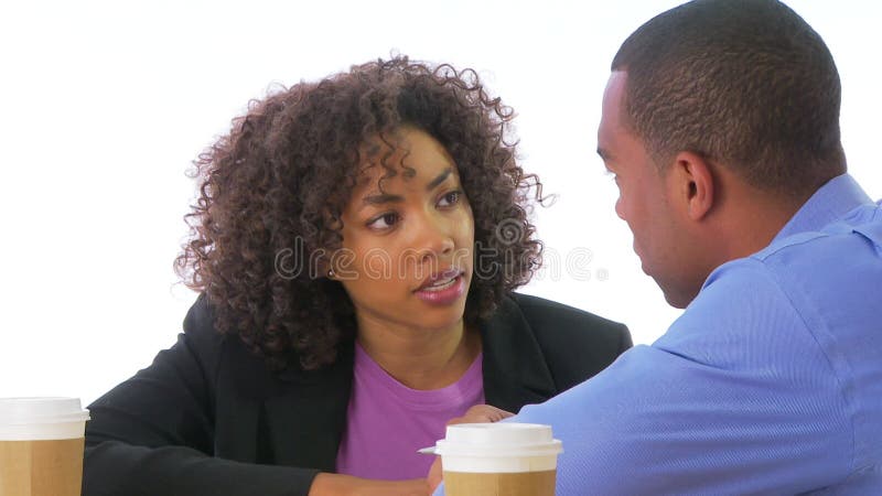 Two Business People Talking Face To Face Stock Video - Video of ...