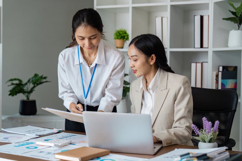 Professional Business Meeting in Modern Office with Diverse Team ...