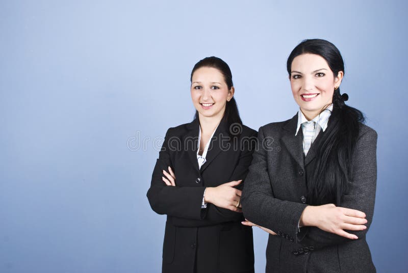 Two business women stock photo. Image of beautiful, businesswoman ...