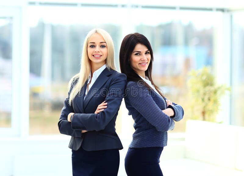 Two business women team stock image. Image of manager - 63804247