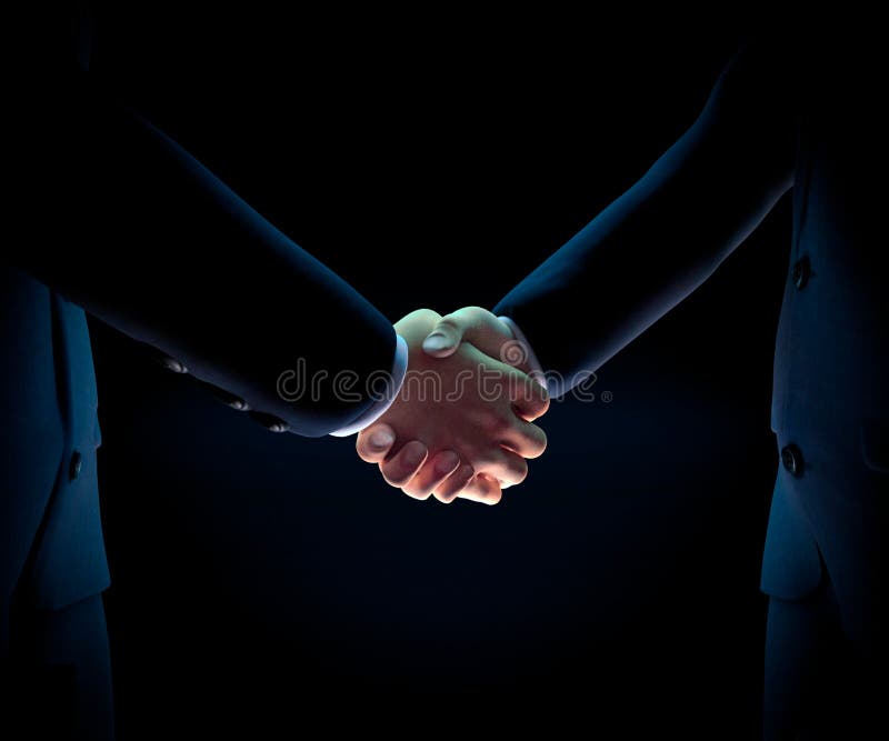 Two Businessman Shaking Hands 3d Render Stock Illustration ... Two Businessman Shaking Hands 3d Render Stock Illustration ...