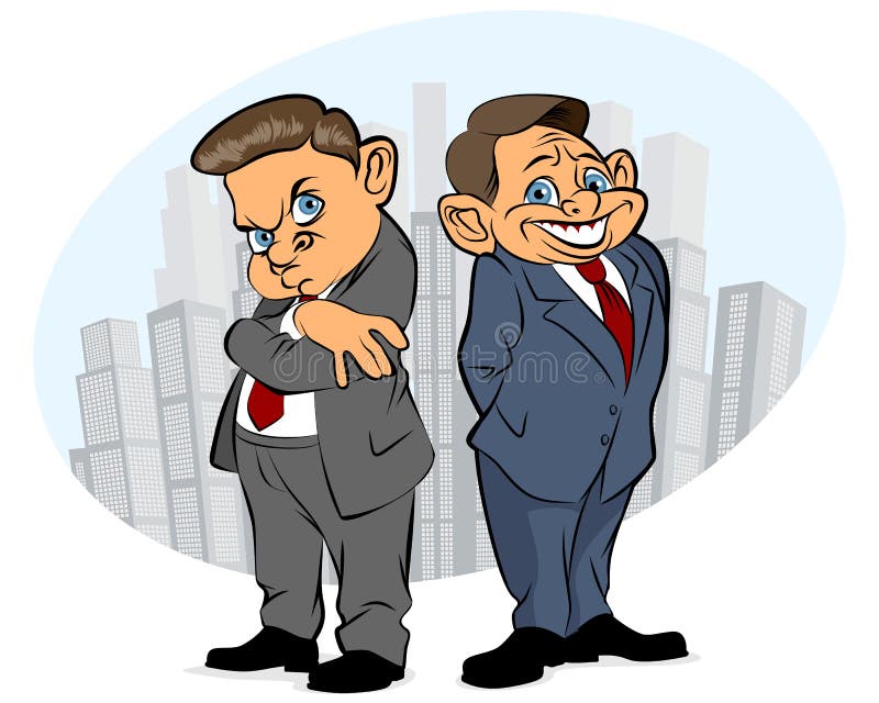 Two men in cityscape stock vector. Illustration of fashion - 53667657