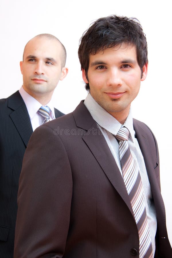 Two businessmen stock image. Image of work, team, businessmen - 45533719