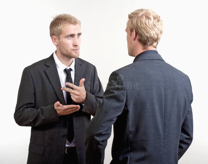 Two business men arguing stock photo. Image of arguing - 16443030