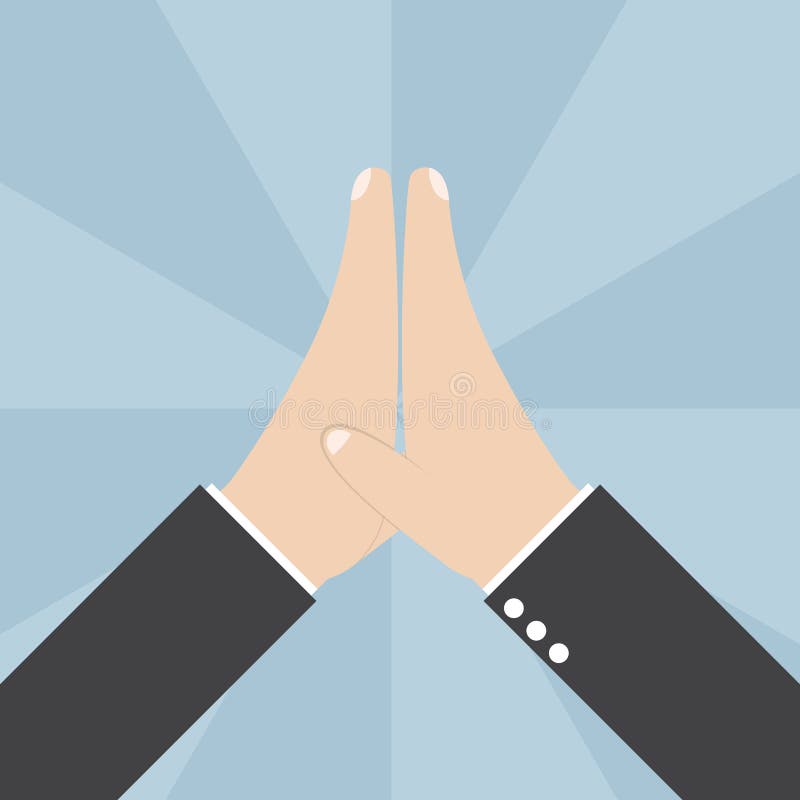 Two Businessmen Hands Giving a High Five Stock Vector - Illustration of ...