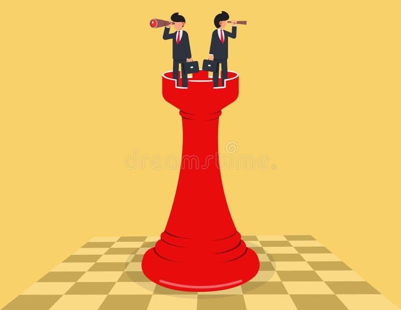 Two Businessmen Look for and Plan a Business Strategy. Planning and ...