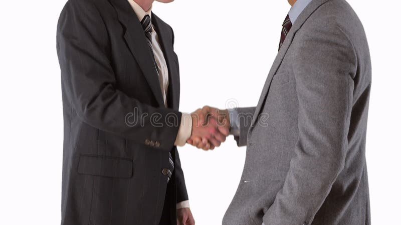 Two Businessmen Shake Hands Stock Footage - Video of collaborate, shake ...