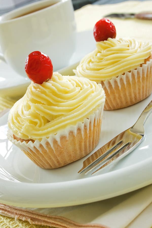 Two buttercream iced cakes stock photo. Image of fairy - 14450686