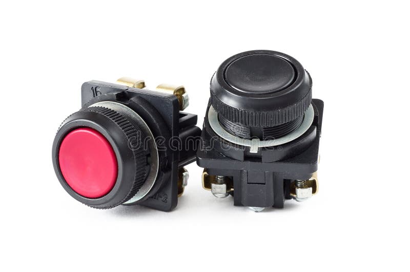 Two button switch stock photo. Image of power, background - 89577630