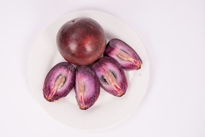 Caimito Fruit Known As Star Apple in English Stock Photo - Image of ...
