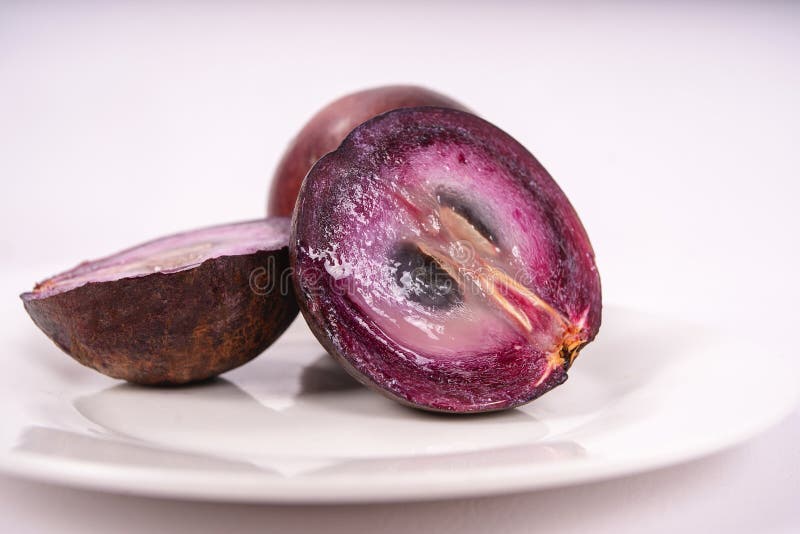 Caimito Fruit Known As Star Apple in English Stock Photo - Image of ...