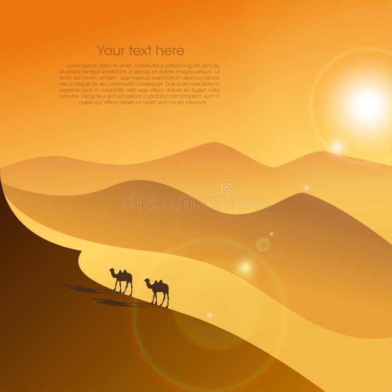 Desert Vector Background Stock Illustrations – 102,637 Desert Vector ...