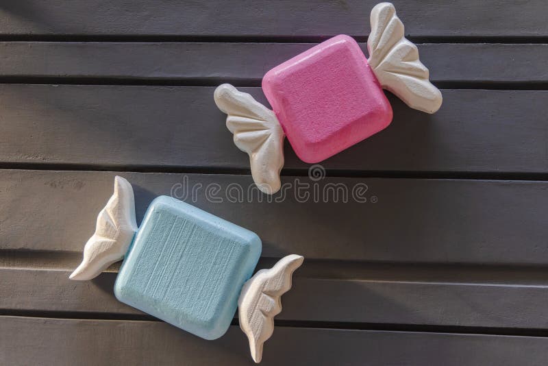 Two Candies Wrap stock photo. Image of shape, europe - 259921578