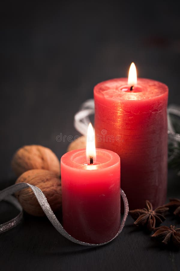 Two candles stock image. Image of mothers, valentine - 17425035