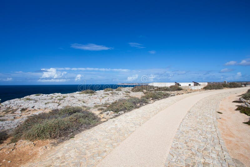 Fort, Sagres, Portugal stock image. Image of mediterranean - 79899351