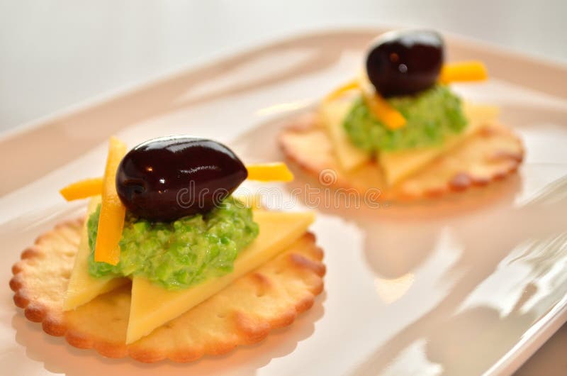 Two canopes stock image. Image of salty, flavour, sauce - 32223461