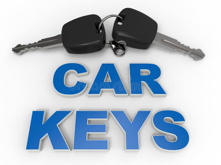 Two car keys illustration stock illustration. Illustration of auto ...