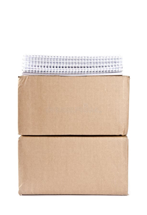 Two Cardboard Boxes Stack Calendars Stock Photos - Free & Royalty-Free ...
