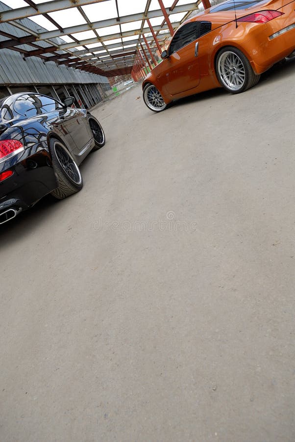 Two cars stock photo. Image of driving, transport, cars - 9375682