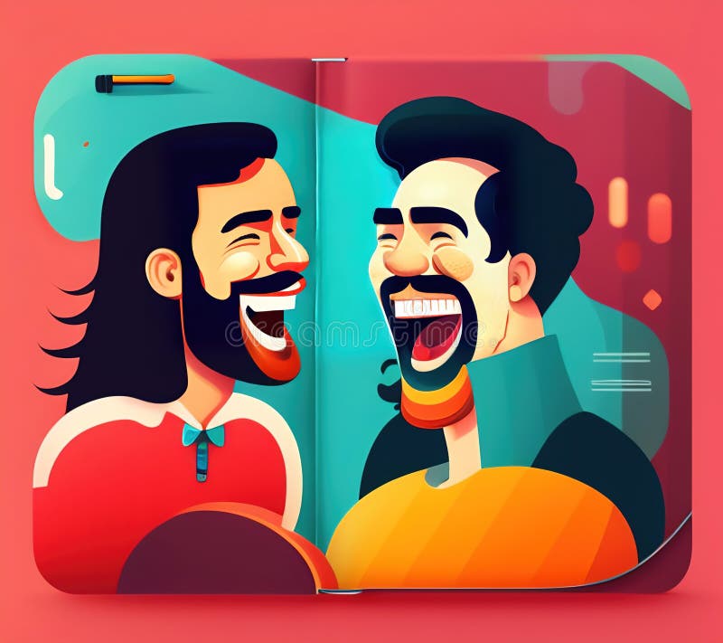 Two Guys Laughing Stock Illustrations 19 Two Guys Laughing Stock Illustrations Vectors