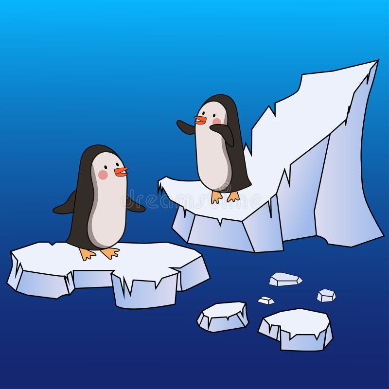 Cartoon Penguins Ice Stock Illustrations – 3,228 Cartoon Penguins Ice ...