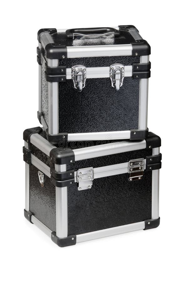 Two cases stock photo. Image of equipment, case, storage - 13370646