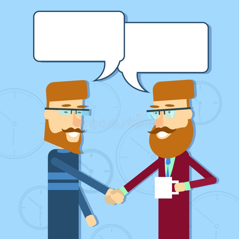 Hands Chat stock vector. Illustration of social, icon - 58264400