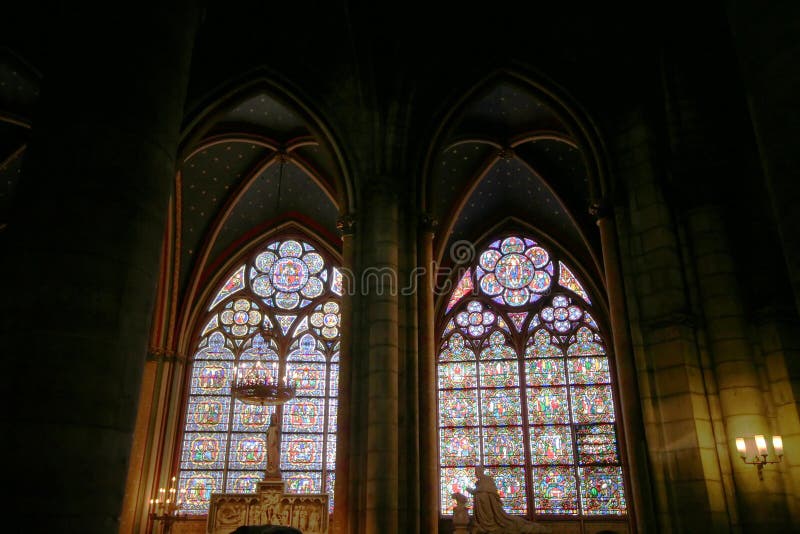 Two Cathedral Windows Picture. Image: 1049344