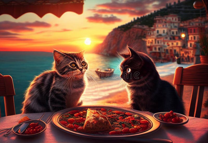 Restaurant Cats Stock Illustrations – 247 Restaurant Cats Stock ...