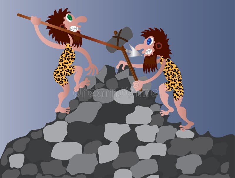 Caveman Fight Stock Illustrations – 81 Caveman Fight Stock ...