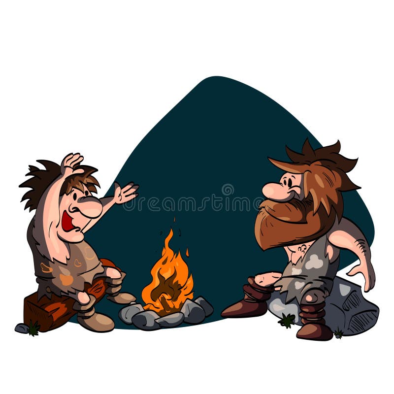 People Sitting Around Fire Stock Illustrations – 340 People Sitting ...