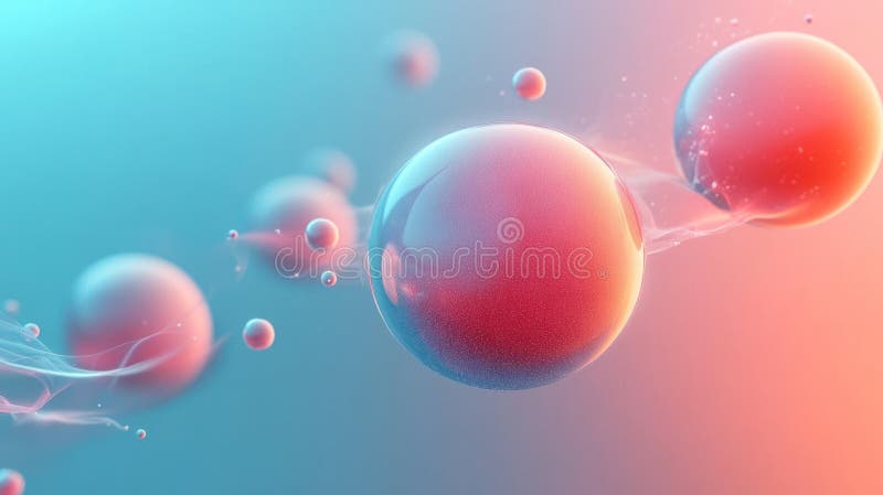 Two Cells Joining and Fusing, Symbolizing the Process of Cell Fusion ...