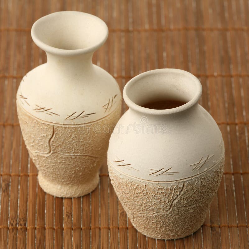 Two ceramic vases stock image. Image of sculptor, clay - 16741983