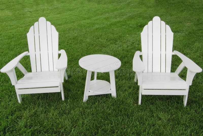 Two chairs stock image. Image of empty, grass, relaxing - 10511691