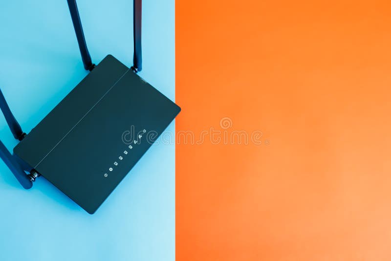 120 Wifi Router Two Antennas Block Stock Photos - Free & Royalty-Free ...