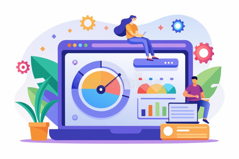 Computer Analyze Stock Illustrations – 16,393 Computer Analyze Stock ...