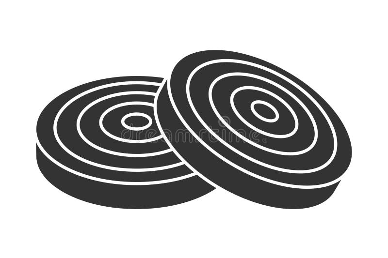 Two Checkers or Draughts Pieces Silhouette Vector Stock Vector ...