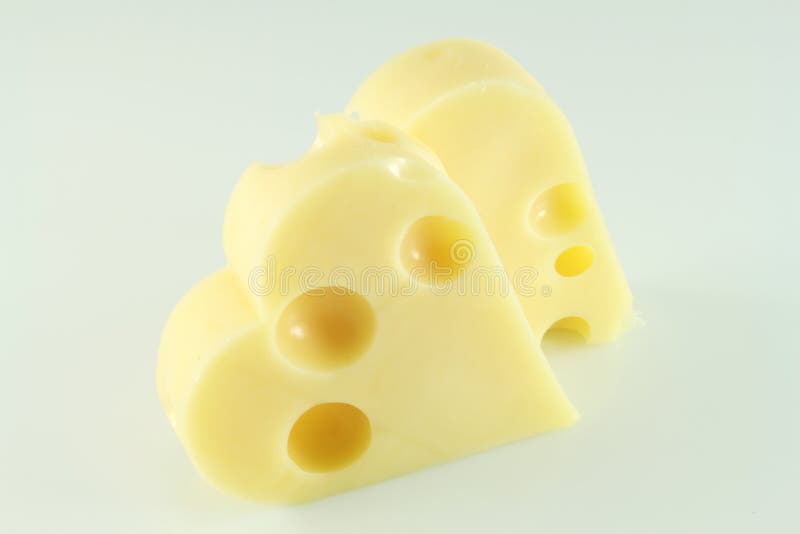 Two cheese heart stock image. Image of ingredients, snacks - 14657687