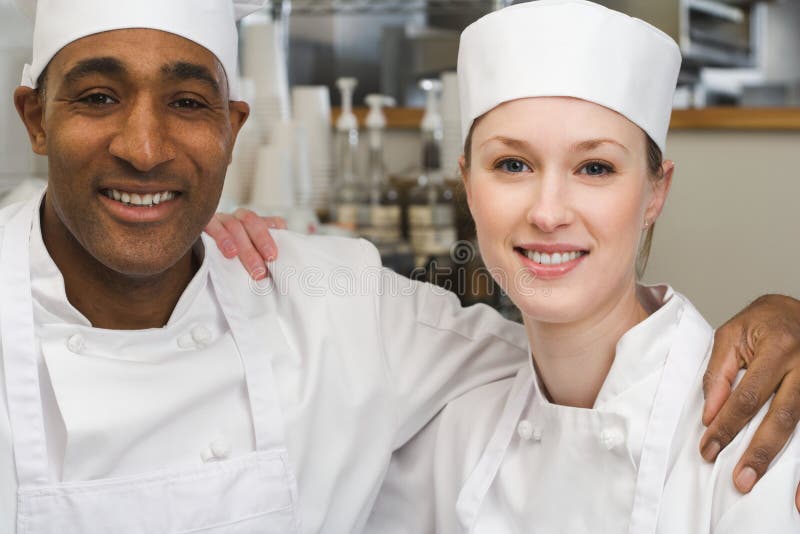 Two chefs stock photo. Image of occupation, mature, catering - 62806706