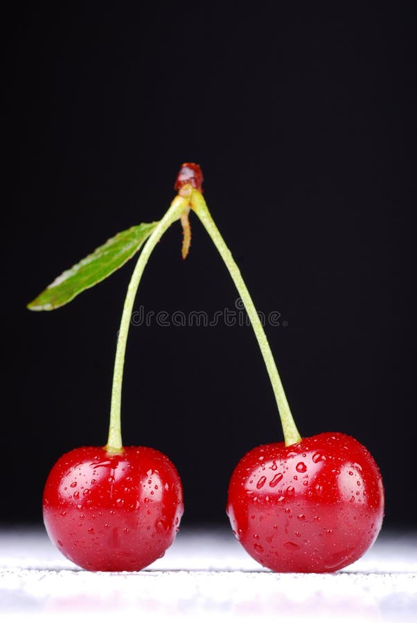 Two Cherries Picture. Image: 17920827