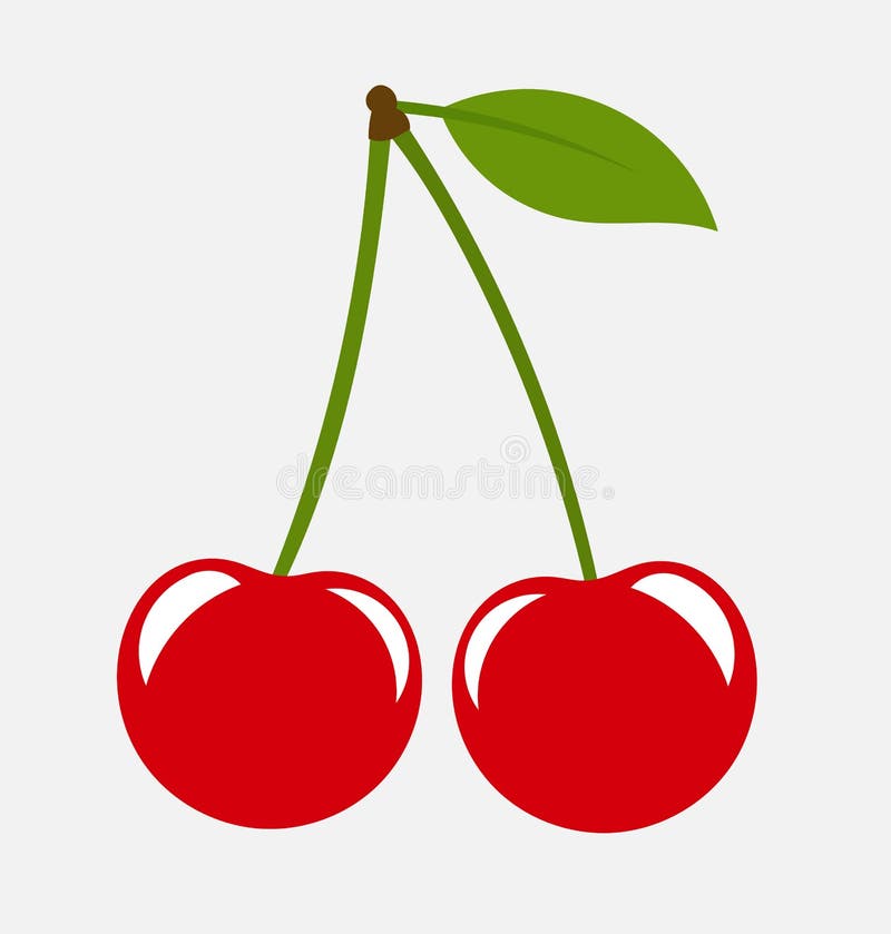 Two Cherries Stock Vector - Image: 40830353