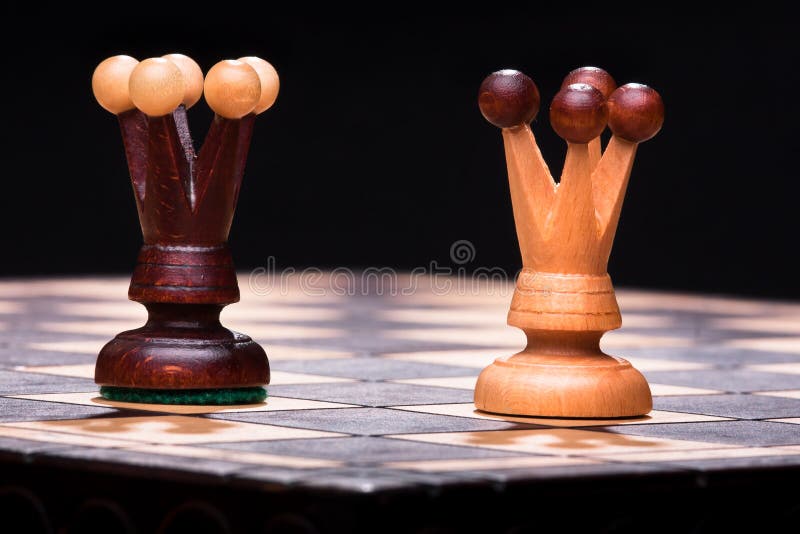 Two chess queens stock image. Image of challenge, concept - 51103419