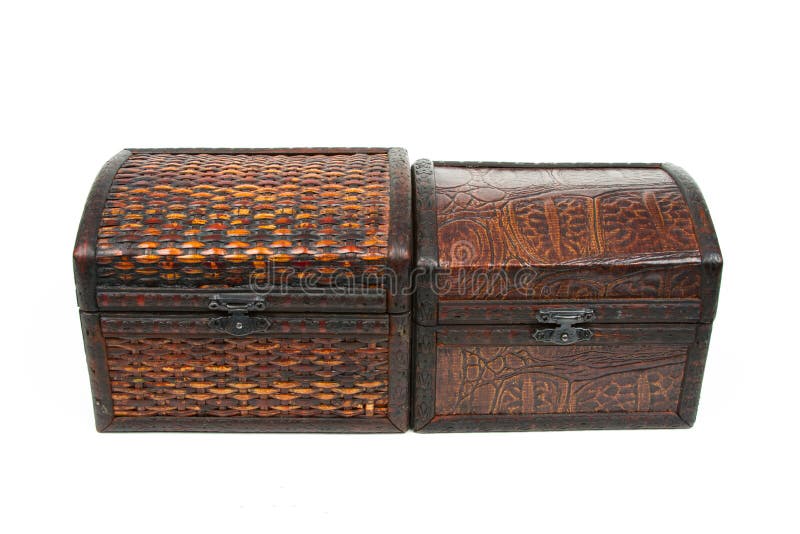 Two Chests stock photo. Image of lock, money, anitique - 18308758