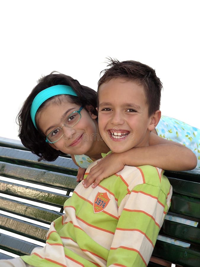 Two Children stock image. Image of pure, brother, friendship - 1468105