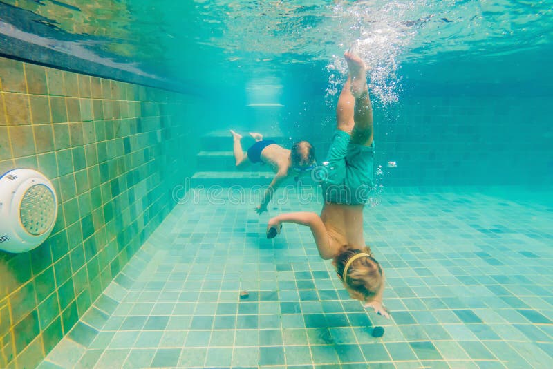Children Diving in Vladivostok Russia Stock Photo - Image of square ...