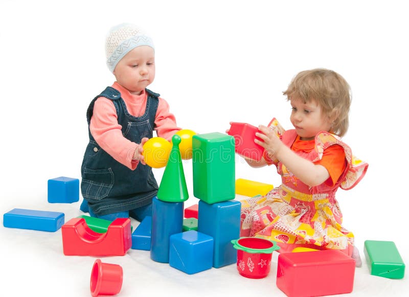 Play Cubes on the Floor in the Children`s Room Stock Image - Image of ...