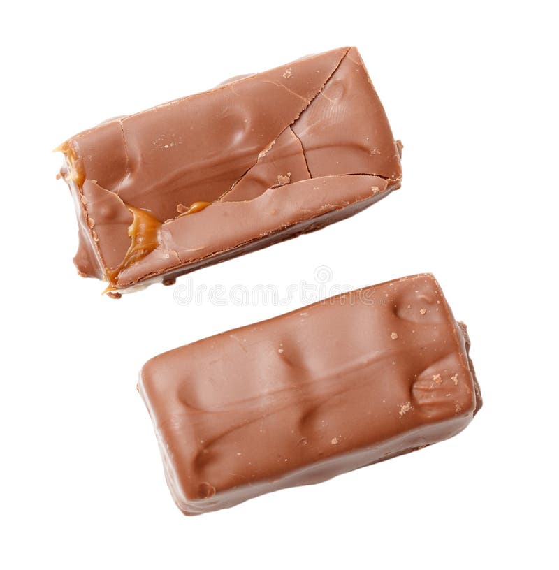 Two Chocolate Bars are Shown Side by Side Stock Image - Image of ...