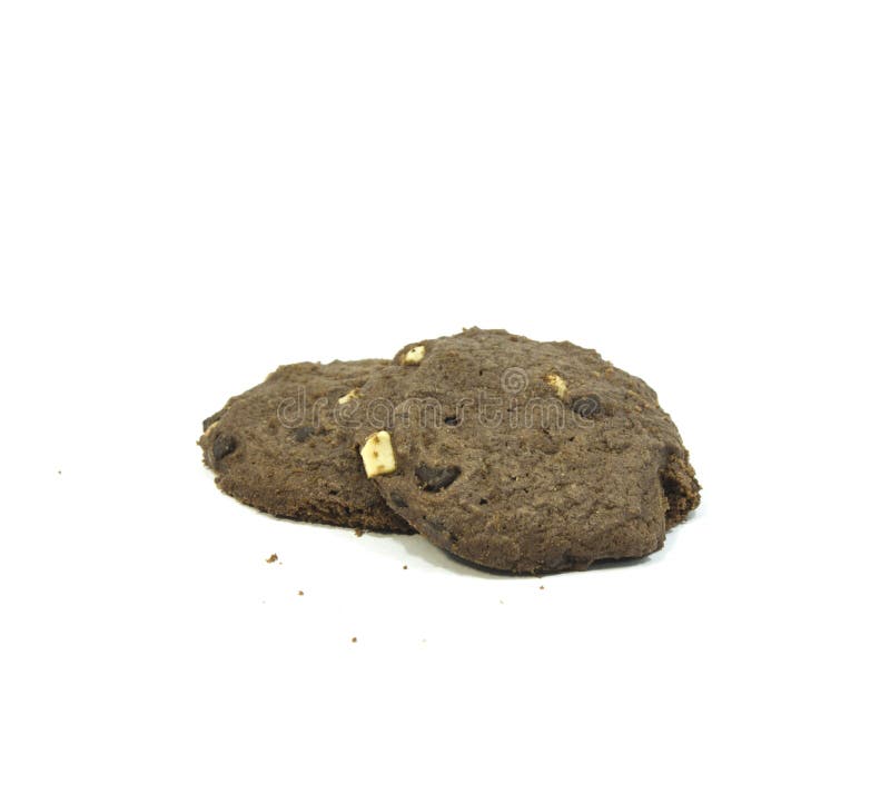 Two Chocolate Chip Cookie stock photo. Image of heap - 41756248