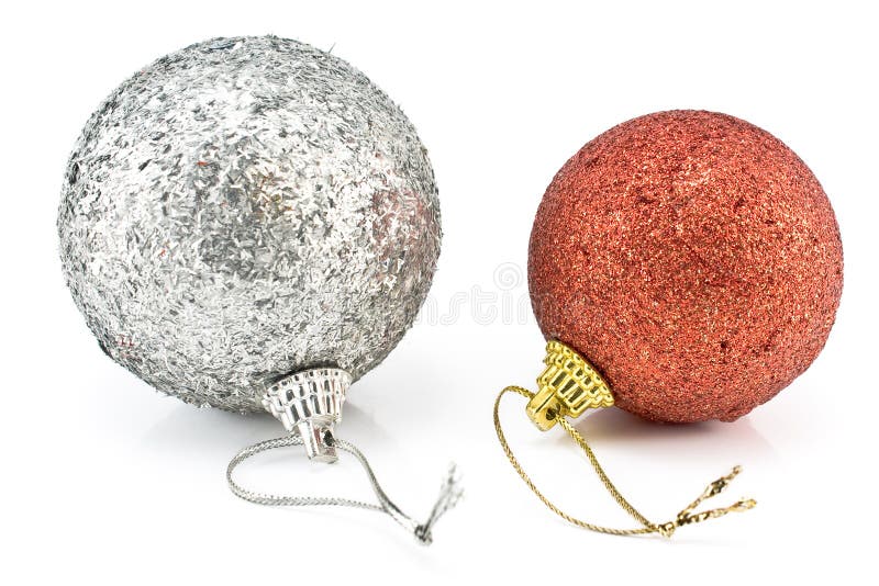 Two christmas baubles stock image. Image of holiday, religion - 22172279